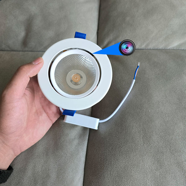Night light hidden camera Downlight Spotlight Spy Hidden – Anteye ...