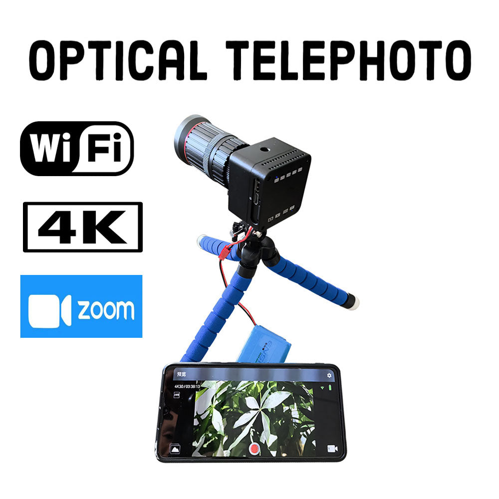 4K Optical Zoom Camera with WiFi & 512GB Support – Anteye Technology