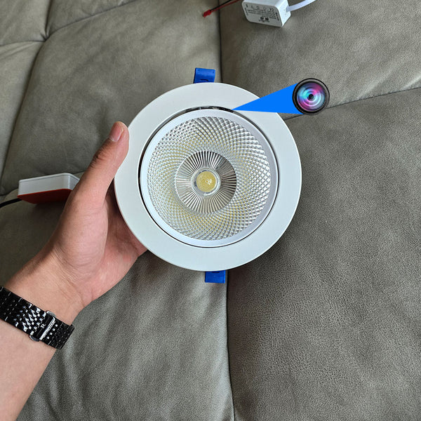 Night light hidden camera Downlight Spotlight Spy Hidden – Anteye ...