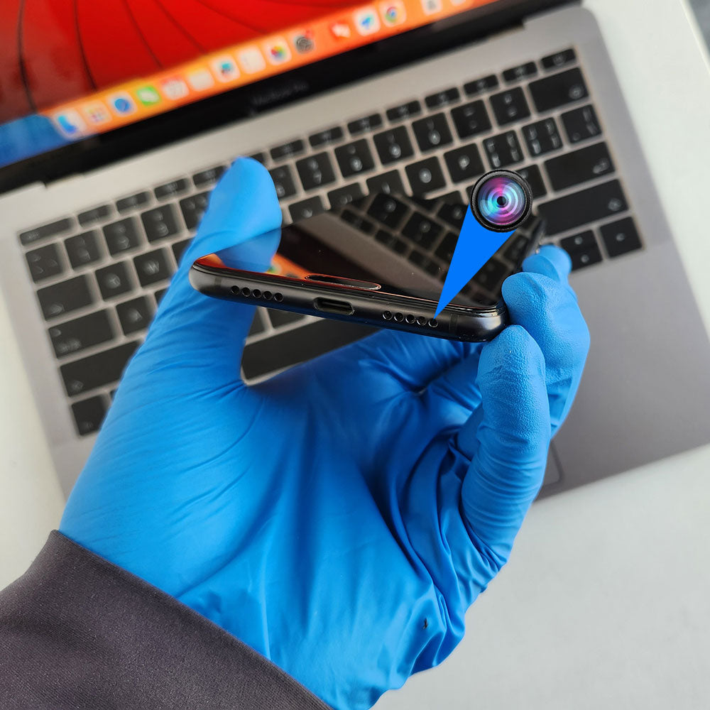 DIY modified custom mobile phone iPhone hidden spy HD camera anteye ...