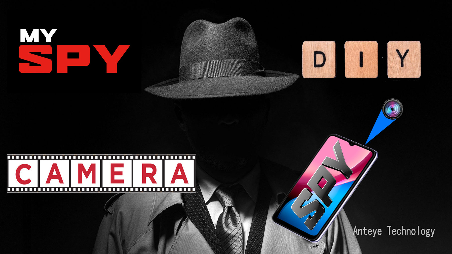 Best portable HD hidden stealth spy pinhole camera-Anteye Technology