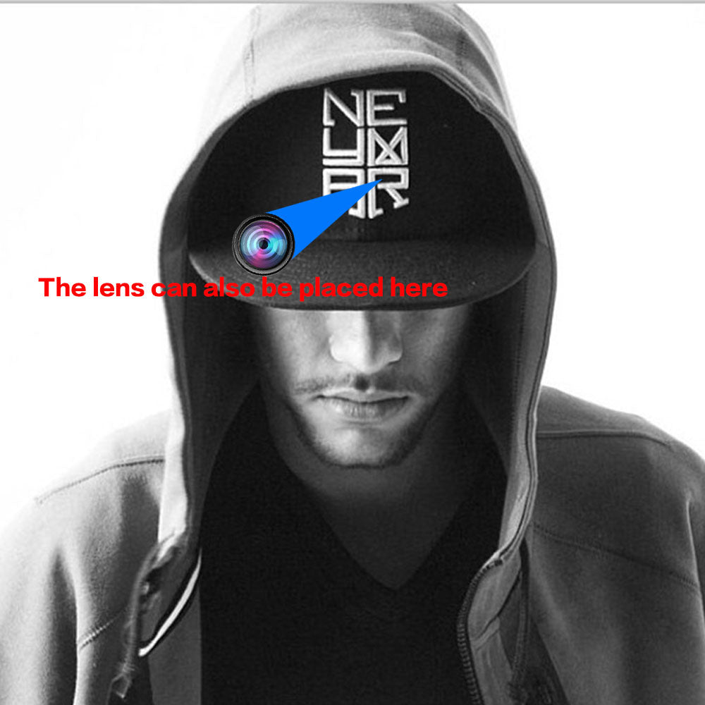 DIY hat camera 4k HD resolution 3840x2160 6 hours battery life low lig ...